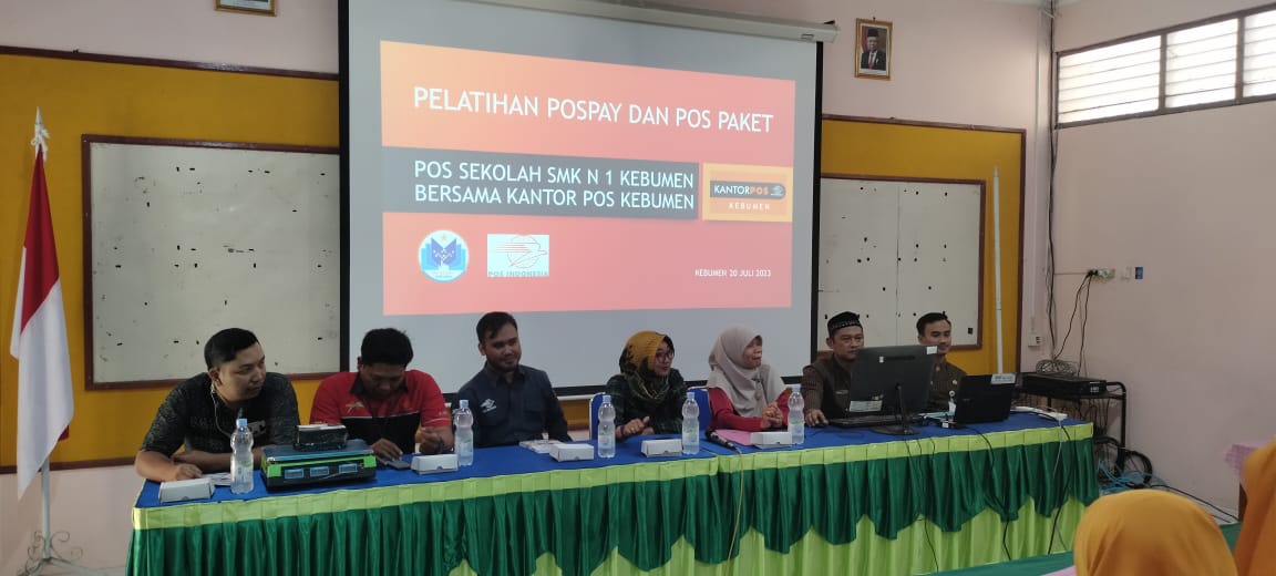 Bersama POS Indonesia SMKN 1 Kebumen Mengadakan Pelatihan Pos Pay dan ...